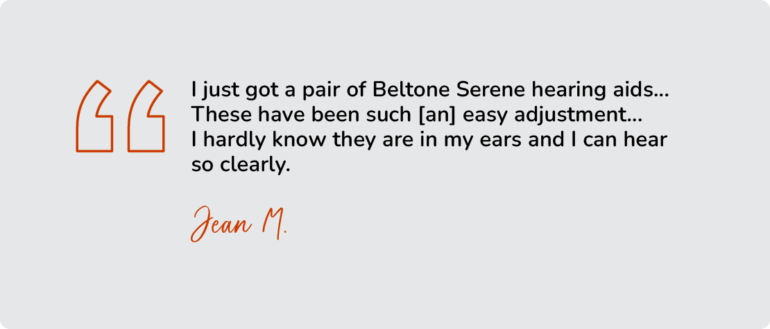 Beltone Serene Hearing Aids | Beltone